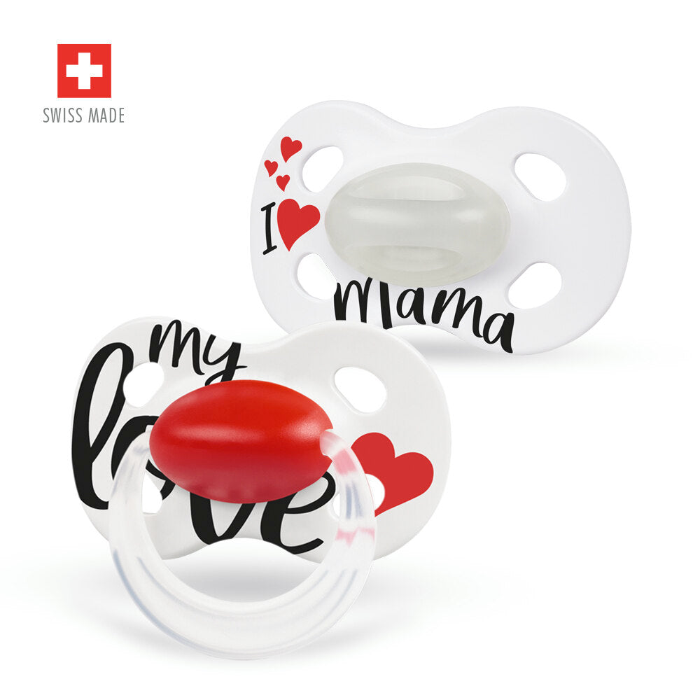 MEDELA Baby Pacifier, Night Signature Duo, Assorted Stages